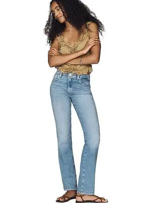 7 For All Mankind Modern Dojo Mid-rise Flared Jeans - Blue Haven