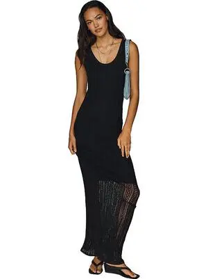 ANINE BING Arie Sleeveless Maxi Dress - Black