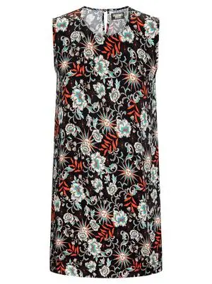 CRONO ZEE Kafka Dress Solstice Garden Print - Orange