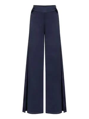 SAINT ONES Saint Auraveyn Wide Leg Pants - Blue