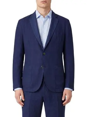 120% Lino Suit - Navy