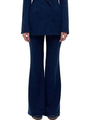 Gabriela Hearst Rhein Cashmere Flared Trousers - Navy