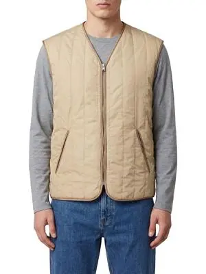 MAISON MARGIELA Quilted Vest - Sand