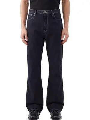 Off-White The Half Arrow Mid-rise Straight Fit Jeans - Grey