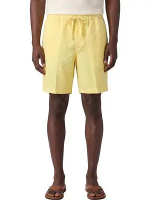 120% Lino Linen Shorts - Yellow