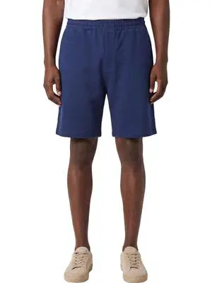 120% Lino Linen Blend Shorts - Navy