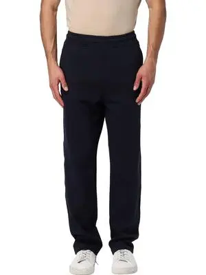 K-WAY Jersey Jogging Bottoms With Elasticated Waist And Slant Pockets - Blue