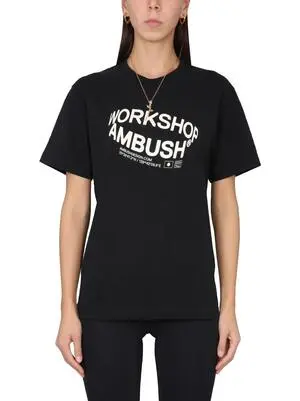 AMBUSH Workshop" Logo T-shirt - Black