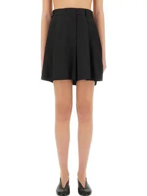 MOSCHINO MOSCHINO Asymmetrical Wool Shorts