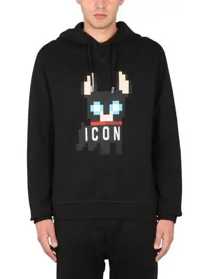 Dsquared2 Cyrus Cool Icon Hoodie - Black