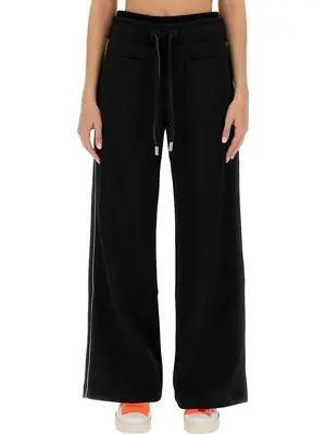 Off-White Loose Fit Wide Leg Pants - Black