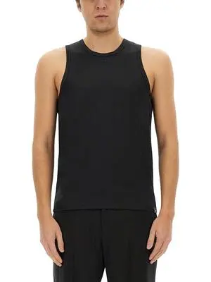 COURREGES Sleeveless Tank Top - Black