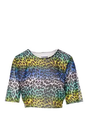 GANNI Printed Top - Multicolor
