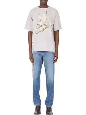 MAISON MARGIELA Bird-print T-shirt - Grey