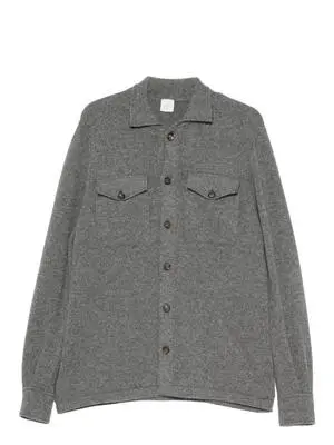 Eleventy Button-up Flap-pocket Cardigan - Grey