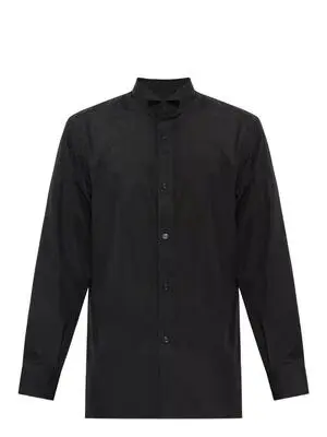 MAISON MARGIELA Wing-tip Collar Long-sleeve Shirt - Black
