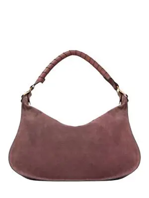 Chloé Marcie Suede Tote Bag - Brown