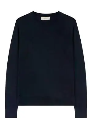 RETORI Retro Fine-knit Sweatshirt - Blue
