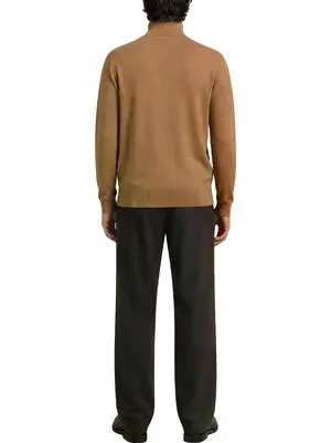 RETORI Retroli Camel Knit Roll-neck Long-sleeve Sweater - Neutrals