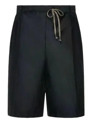 MAISON MARGIELA Cotton Drawstring Shorts - Blue