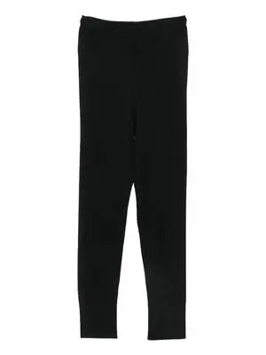 Malo Fine-knit Cashmere Leggings - Black