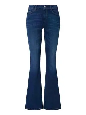 Liu Jo Bootcut Stonewash Stretch Jeans - Blue