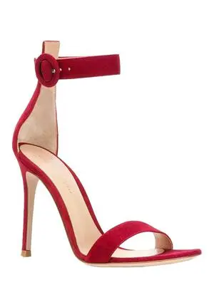GIANVITO ROSSI Portofino 105 Sandals - Red