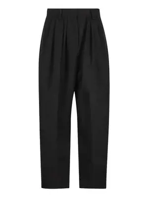 Isabel Marant Étoile Pleated Tapered Trousers - Black