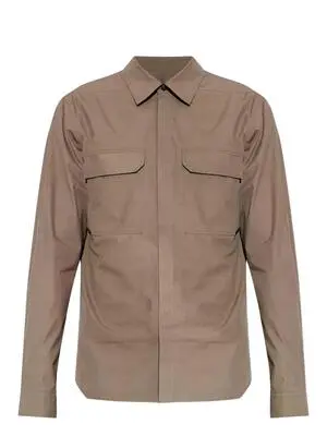 Rick Owens Flap-pocket Long-sleeve Shirt - Brown