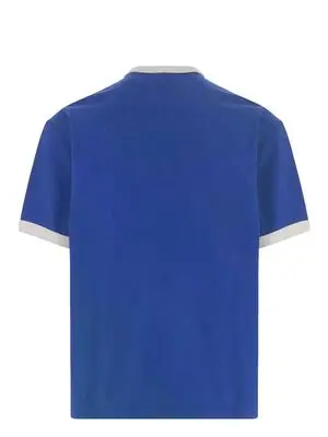 ICECREAM Logo-print Ringer T-shirt - Blue