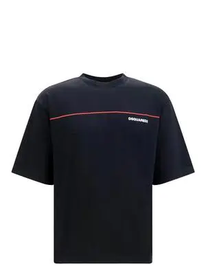 Dsquared2 Logo-print Loose-fit T-shirt - Black