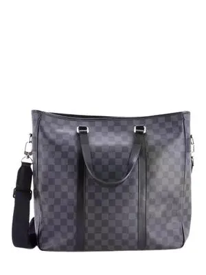 LOUIS VUITTON Tadao Damier Graphite Mm Tote Bag - Black