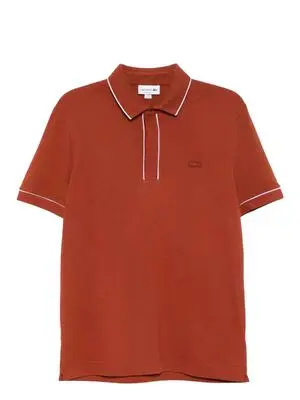 Lacoste Paris Stretch Piqué Polo Shirt - Red