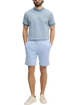 Lacoste Lacoste Logo-Patch Track Shorts Blue