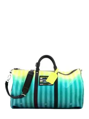 LOUIS VUITTON Keepall Bandouliere 50 Travel Bag - Black