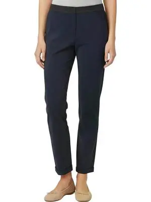 Brunello Cucinelli Tailored Trousers With Cuffed Hems - Blue
