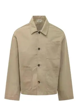 JW Anderson Patch-pocket Shirt Jacket - Neutrals