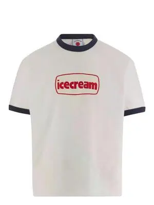 ICECREAM Tub Ringer T-shirt - White