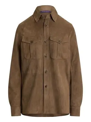 Ralph Lauren Landry Suede Shirt - Beige
