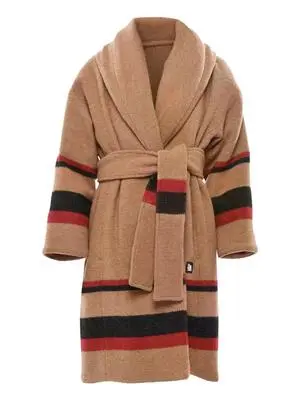 Bacon Dada Quilted Coat - Neutrals