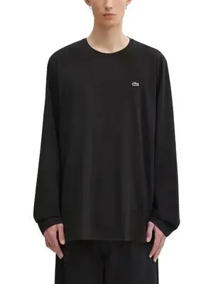 Lacoste Logo-patch Long-sleeve T-shirt - Black