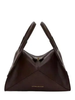 Victoria Beckham Victoria Beckham Mini Plié Leather Tote Bag Red