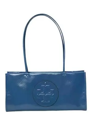 Tory Burch Ella Logo-patch Tote Bag - Blue
