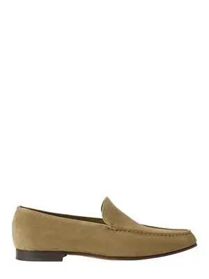 Ralph Lauren Suede Darcey Loafers - Grey