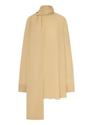 TOTEME TOTEME Draped Scarf Blouse Multicolor