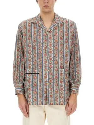 Valentino Garavani Pajama Shirt With Voyage Imaginaire Print - Multicolor