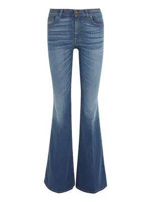 TOM FORD High-rise Flared Jeans - Mid Denim