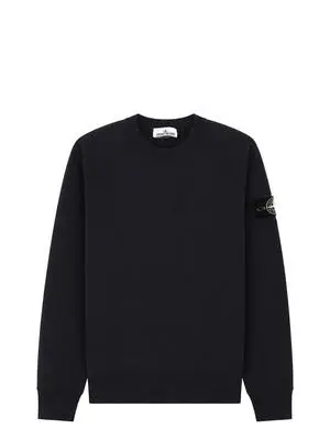 Stone Island Logo Patch Sweatshirt - Blue