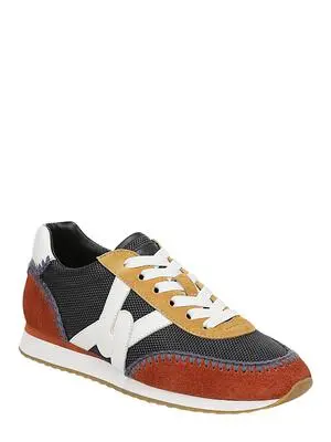 Veronica Beard Veronica Beard Penrose Whip Sneakers Navy/rust