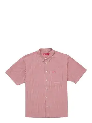 Supreme Gingham Short Sleeve Shirt (ss26) Red